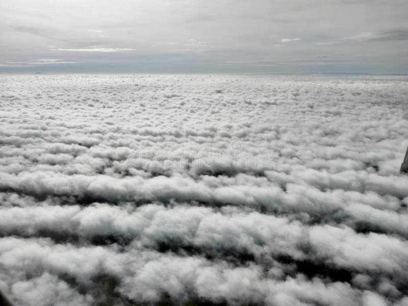 Image of Massive Cloud with Unique Pattern that Resemble Wave in Water ...