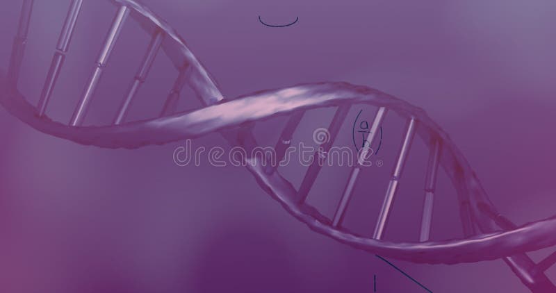 Image of Mathematical Equations, Data Processing Over Dna Strand ...