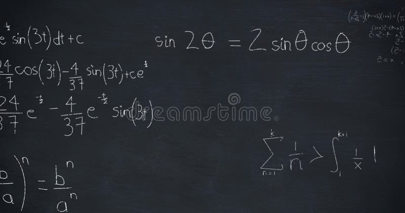 Image of Mathematical Equations and Formulae Stock Photo - Image of ...