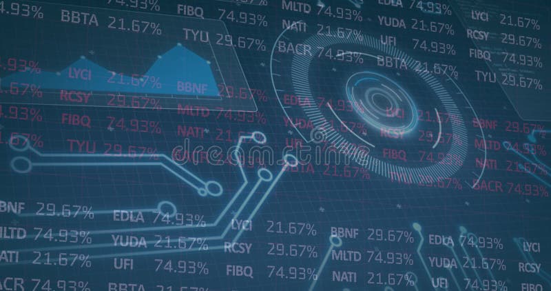 Image of Mathematical Human Stock Market Data and Stock Illustration ...