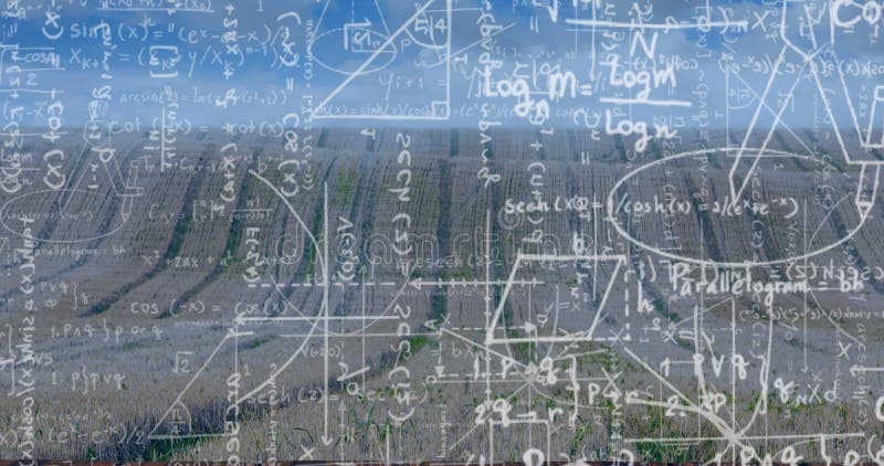 Image of Mathematics Formulas on Grey Background Stock Image - Image of ...