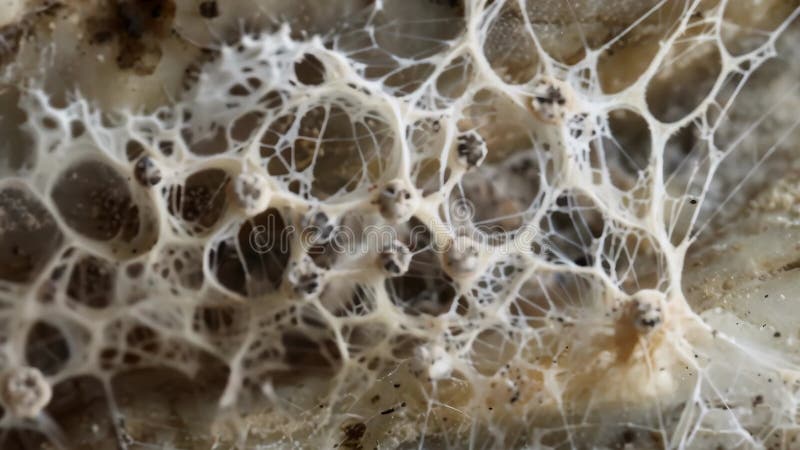 An Image of Mature Mycelium with a Large of Sporebearing Structures ...