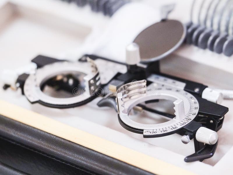 Medical Optometry Equipment Stock Photo - Image of optician, instrument ...