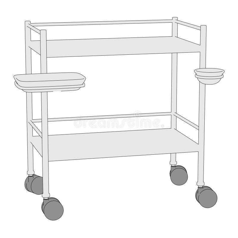 Image of medical table stock illustration. Illustration of cartoon ...