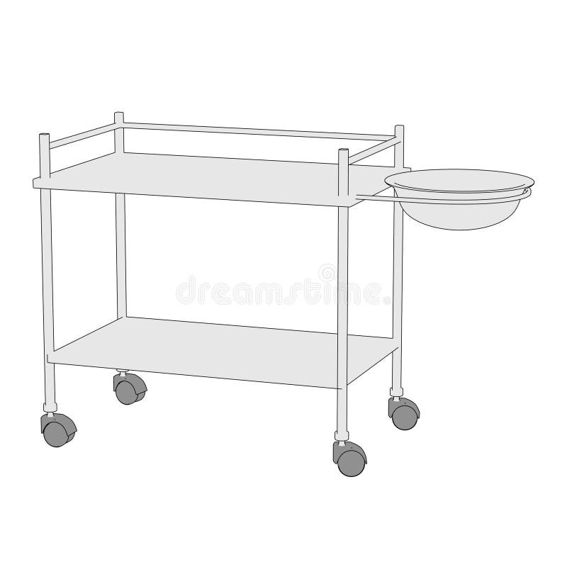Image of medical table stock illustration. Illustration of cartoon ...