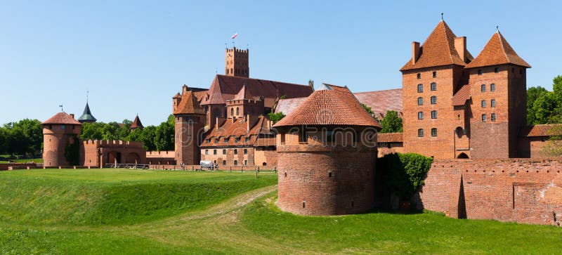 Image of Medieval Malbork Castle Editorial Stock Image - Image of ...