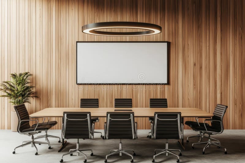 Conference Table Isolated White Background Generated Ai Stock Photos ...