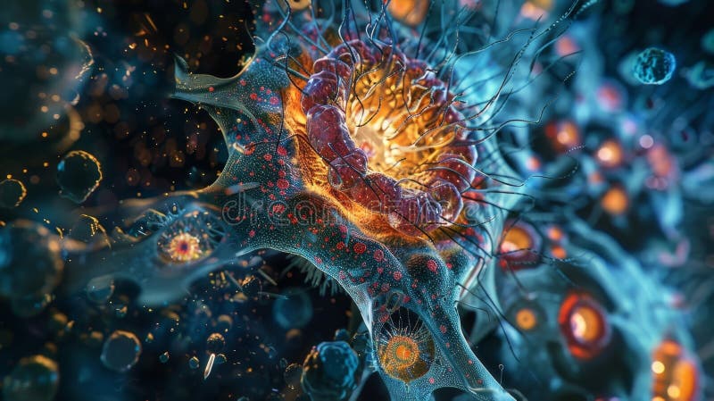 An Image of a Megakaryocyte a Large Cell Responsible for Producing ...