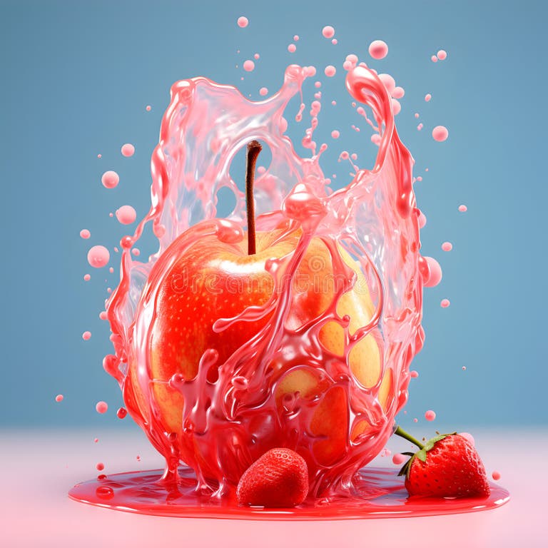 Melting summer fruit stock illustration. Illustration of exploring ...