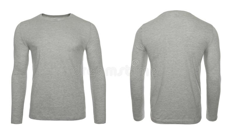 Image of Men`s Round Neck Full Sleeves T Shirt Stock Photo - Image of ...