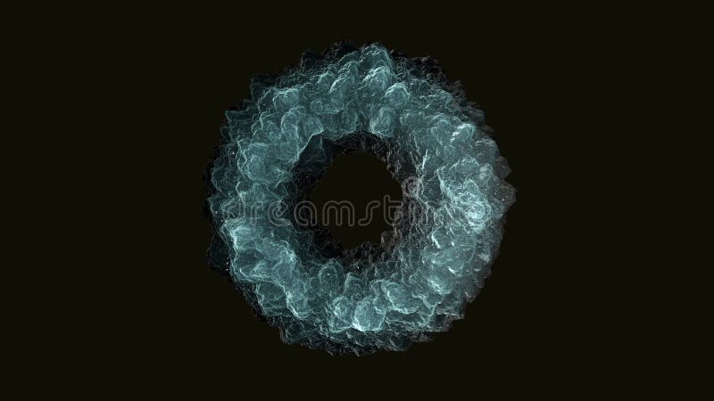 Floating Water Droplet Circle Stock Footage - Video of shimmering ...
