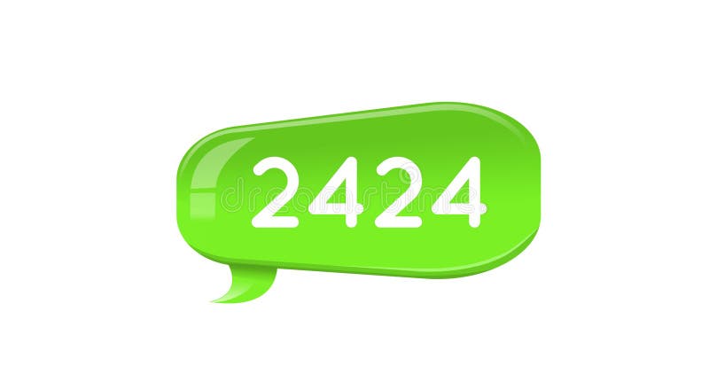 Image of 2424 Messages on White Background Stock Illustration ...