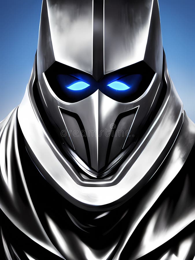 Image of a Metal Robot, Ai Generated Stock Illustration - Illustration ...