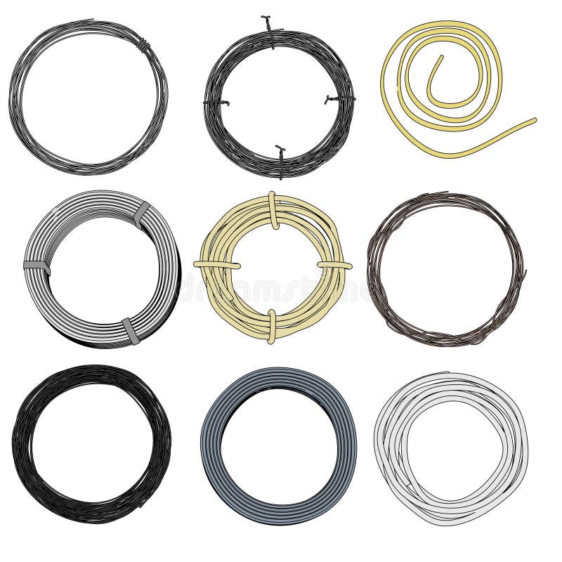 Image of metal wires stock illustration. Illustration of graphics ...