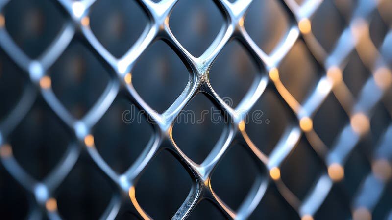 Image of Metallic Wire Mesh on Transparent Background Stock ...