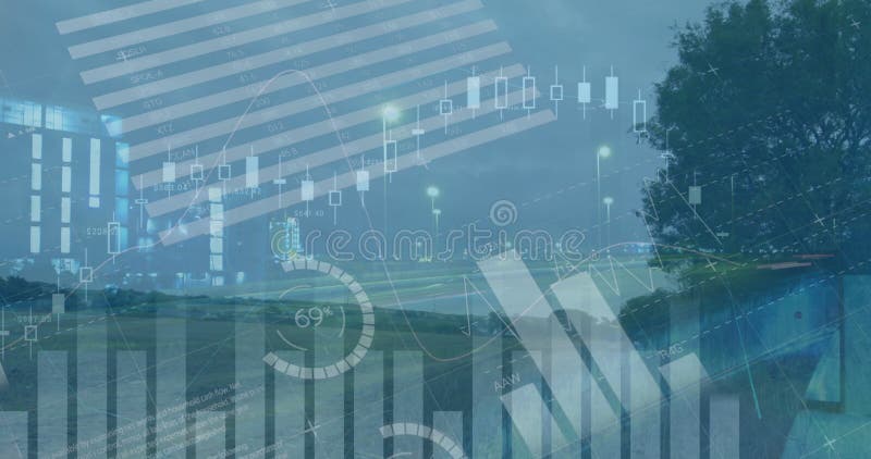 Image of Metaverse Text and Infographic Interface, Time Lapse of ...