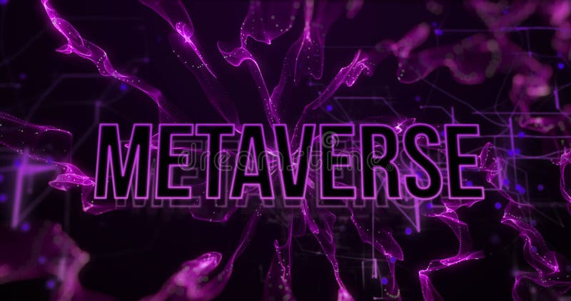 Metaverse - Text Made of Shining Diamonds, on Black, Isolated - Object ...