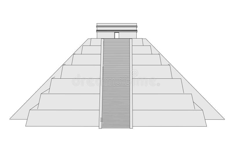 Mexican Pyramide Stock Illustrations – 14 Mexican Pyramide Stock ...