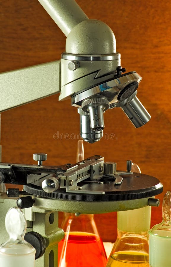 Image of microscope stock photo. Image of microbiology - 56785008