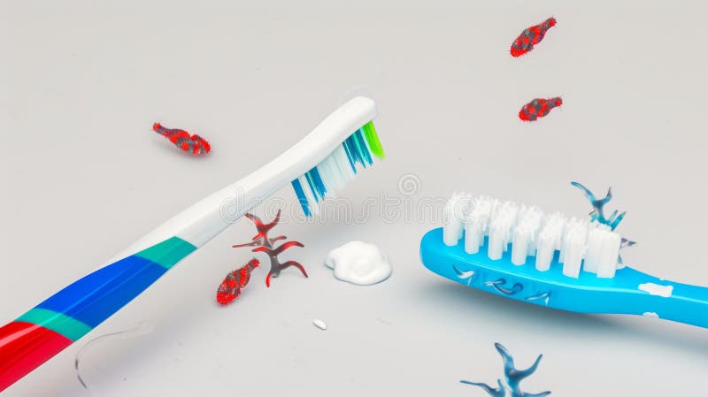 Surreal Toothbrush with Ants Stock Image - Image of creative, grooming ...