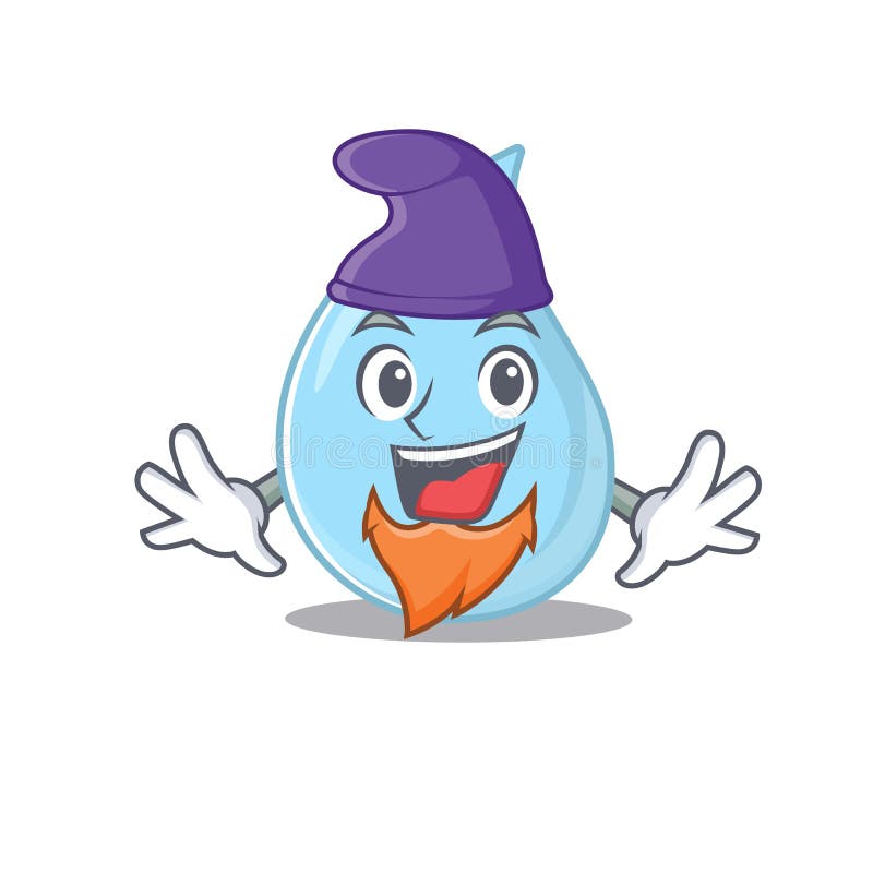 Image Mignonne De Goutte De Pluie Dans Le Dessin De Dessin Animé Elf