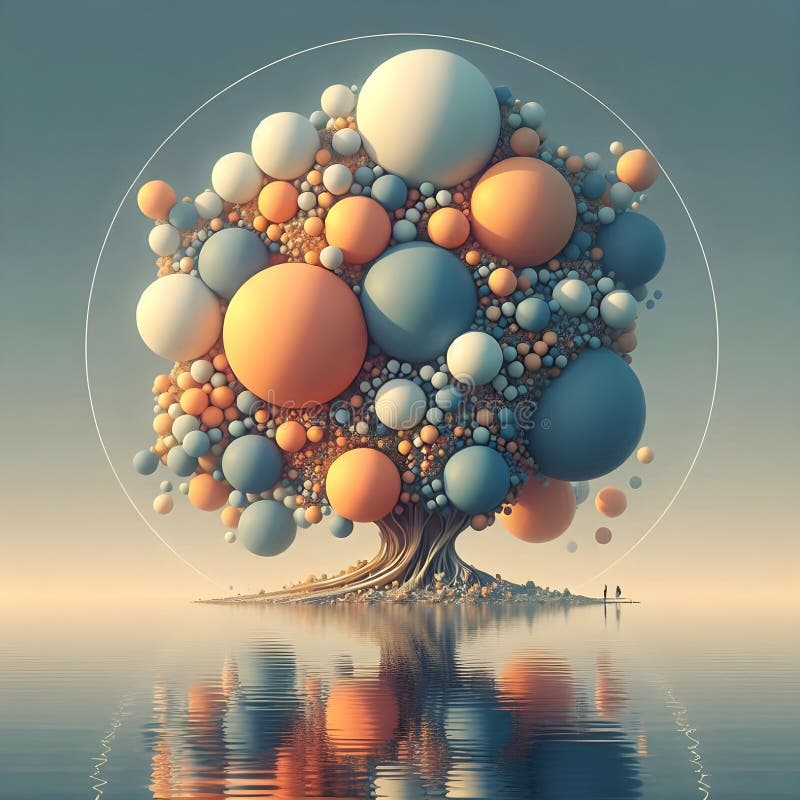 Image of Minimalist Painterly Fantasy the Fractal Persistence of Vision ...