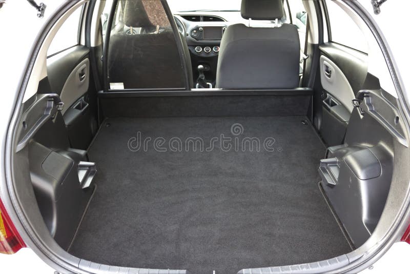 Image of Modern Clean Empty Car Trunk. Stock Photo - Image of carrier ...