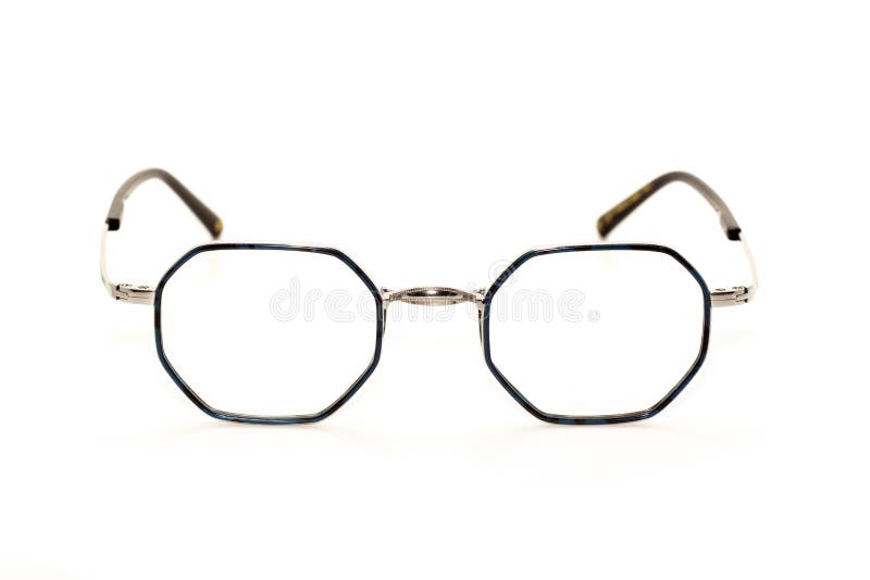 Image of Modern Fashionable Spectacles Isolated on White Background ...