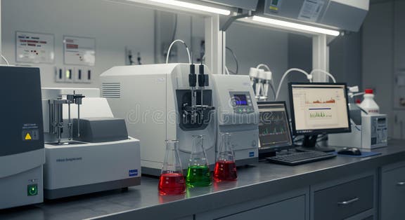 Modern Scientific Laboratory: Advanced Analytical Equipment and ...