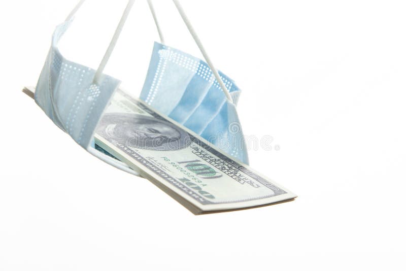 Image of Money Mask White Background Stock Photo - Image of banking ...