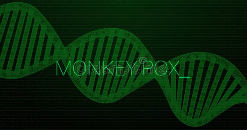 Image of Monkeypox Text Over Dna Strand Stock Image - Image of medical ...