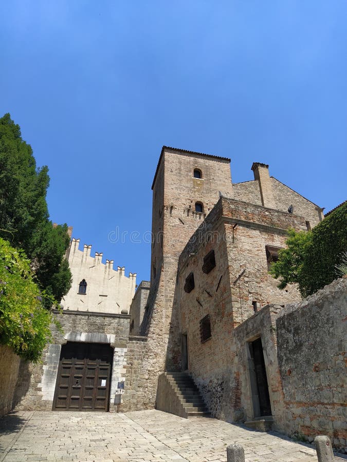Castle of Monselice in Italy Stock Image - Image of monselice, tourism ...