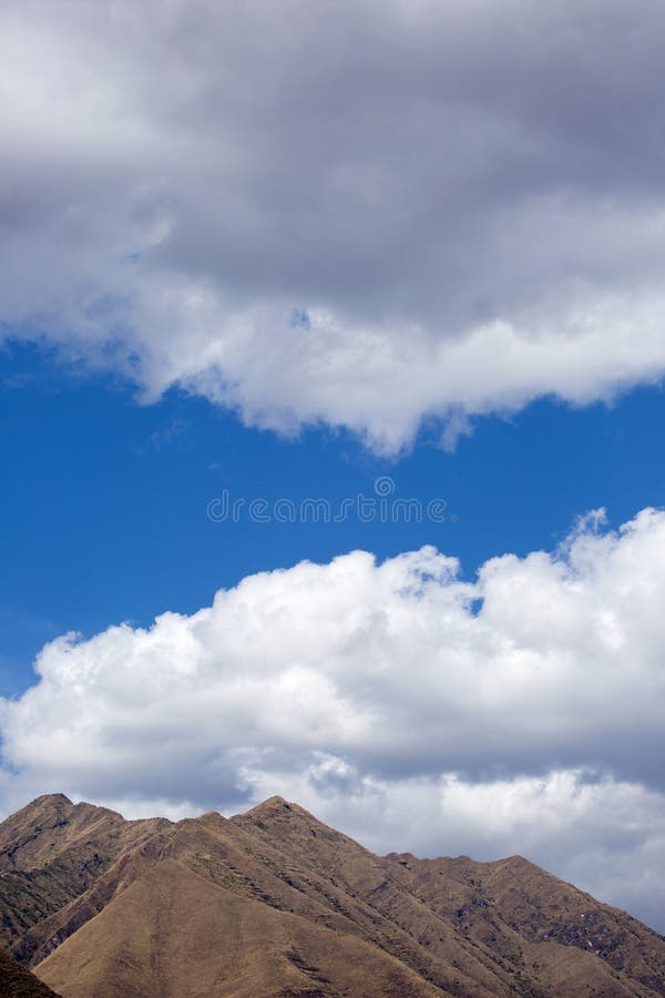 Image of a Mountain in the Peruvian Andes. Stock Photo - Image of open ...