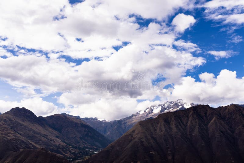 Image of a Mountain in the Peruvian Andes. Stock Photo - Image of andes ...