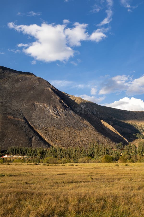 Image of a Mountain in the Peruvian Andes. Stock Photo - Image of ...