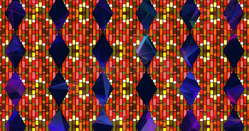 Image of Moving Shapes on Black Background Stock Illustration ...