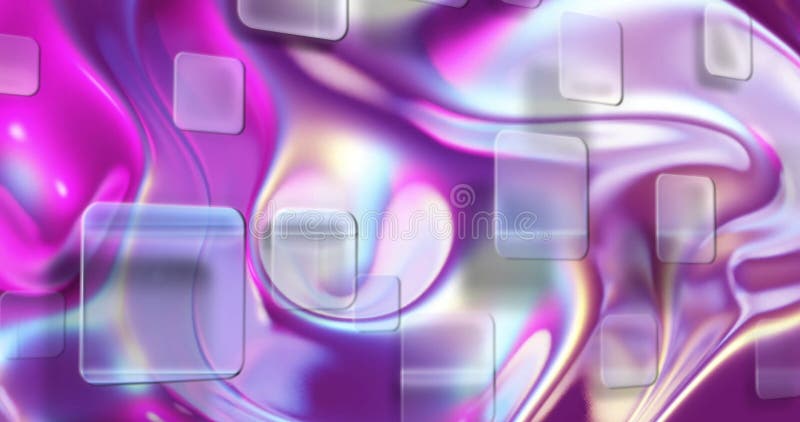 Image of Moving Shapes Over Colorful Background Stock Illustration ...