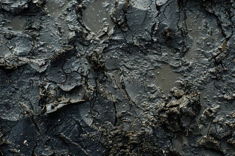 Image of Muddy Pond of Wet Soil. Texture for Background Usage Stock ...