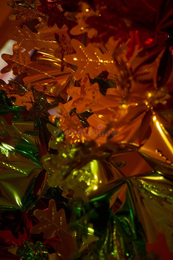 Image of Multi-colored Tinsel. Stock Photo - Image of bright, fuzzy ...