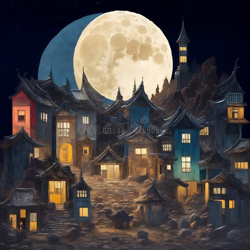 Image of the Multicolored Gigantic Scale Buildings Pile and Stack Up ...