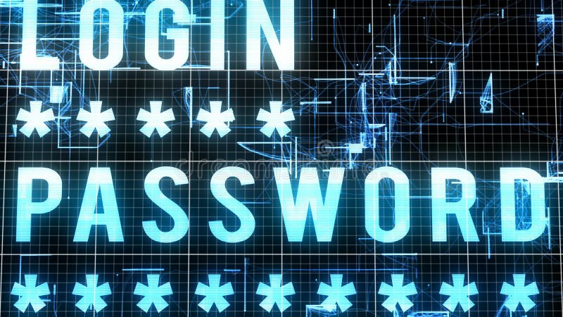 Image Multicouche De Mot De Passe De Login Illustration Stock ...