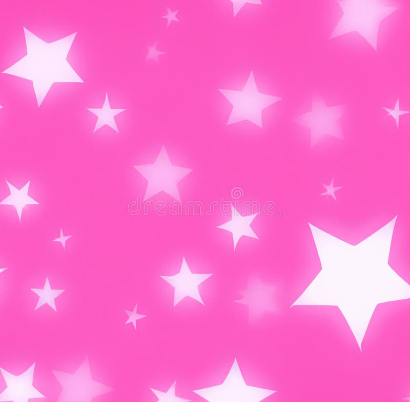 Image of Multiple Bright Pink Stars on Dark Pink Background Stock ...