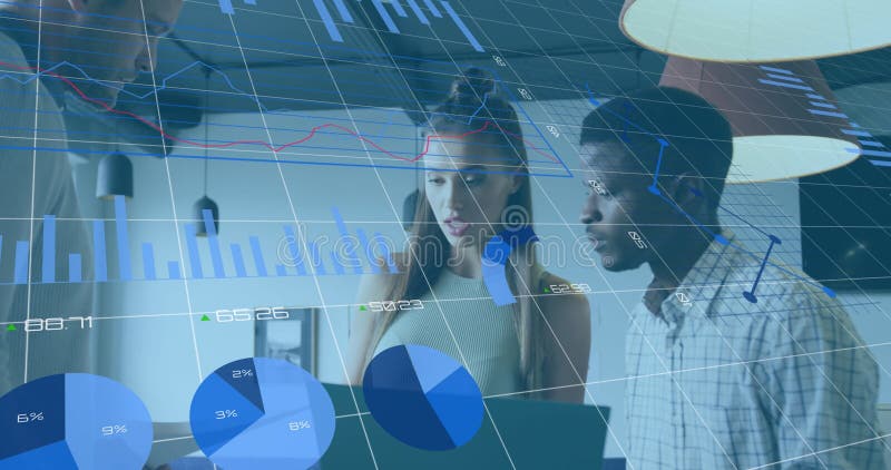 Image of Multiple Graphs and Changing Numbers, Diverse Coworkers ...