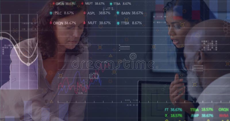 Image of Multiple Graphs and Trading Boards Over Diverse Architects ...