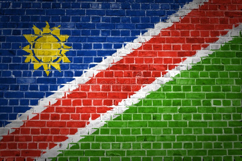 Brick Wall Namibia stock illustration. Illustration of structure ...