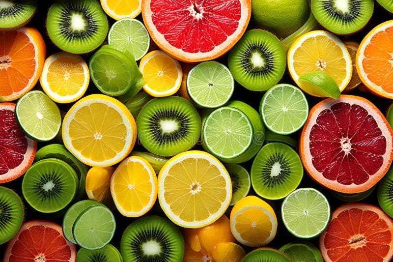 An Image of Natural Food with an Emphasis on Its Freshness Stock ...