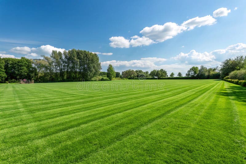 Natural Green Grass Field stock illustration. Illustration of farm ...