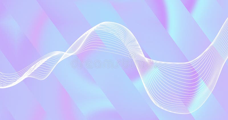 Image of Network of Connections with Data Transfer Over Pastel Multi ...