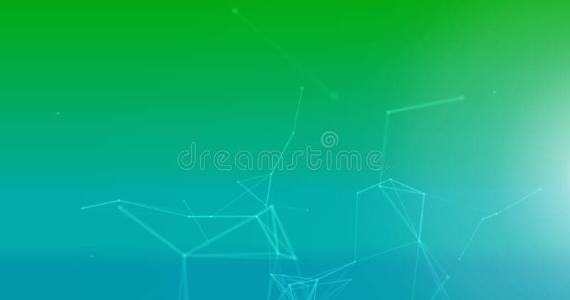 Image of Network of Connections on Green Background Stock Illustration ...