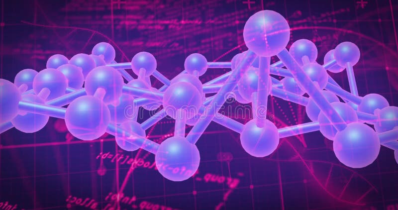 Image of Network of Connections Over Pink Background Stock Illustration ...